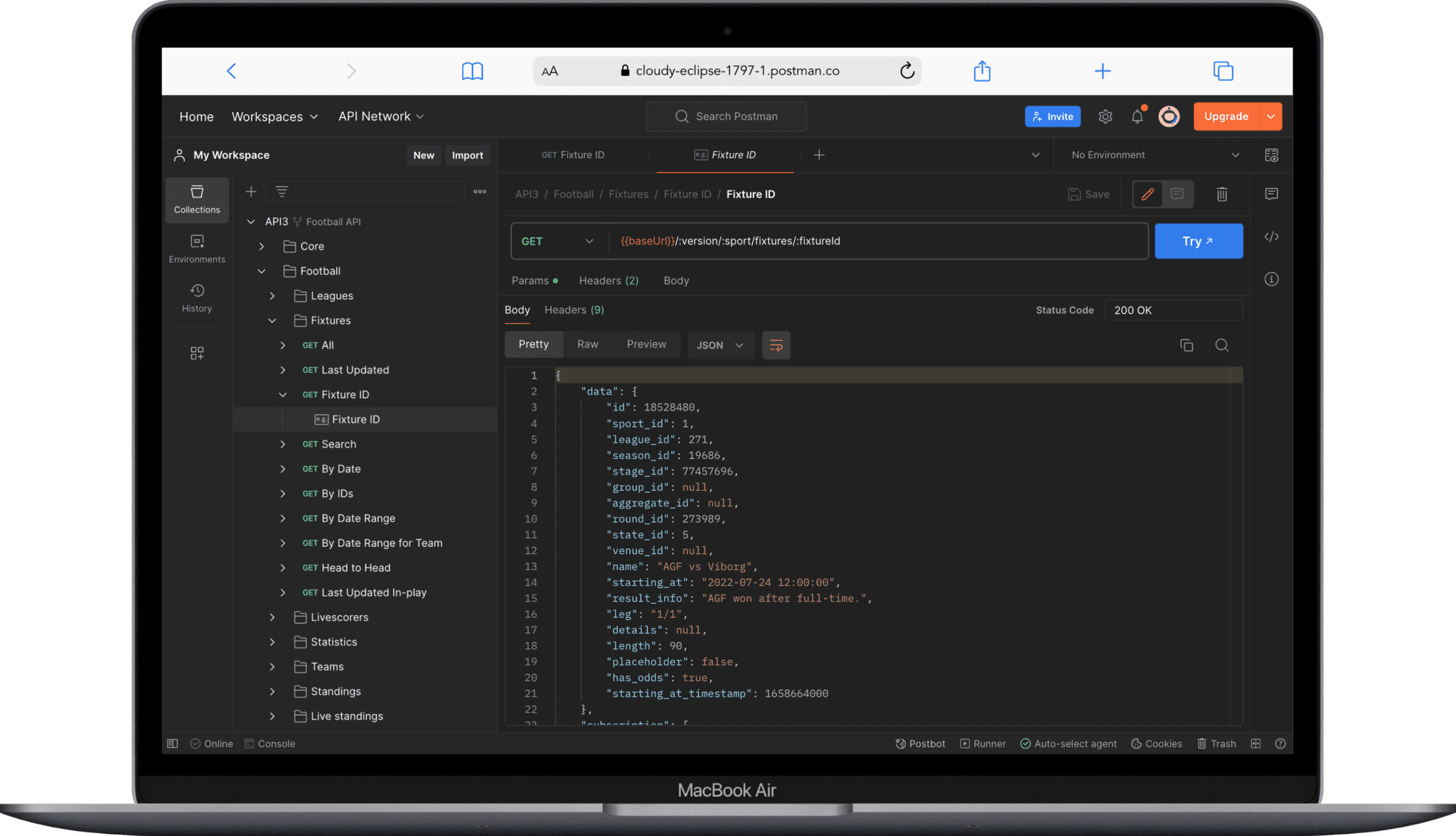 How to use the Sportmonks Football API with Postman - Sportmonks